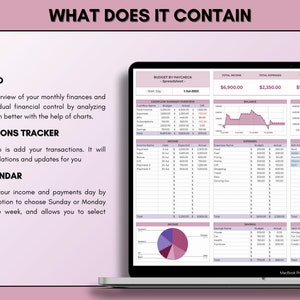 Paycheck Budget Spreadsheet for Google Sheets, Budget by Paycheck ...
