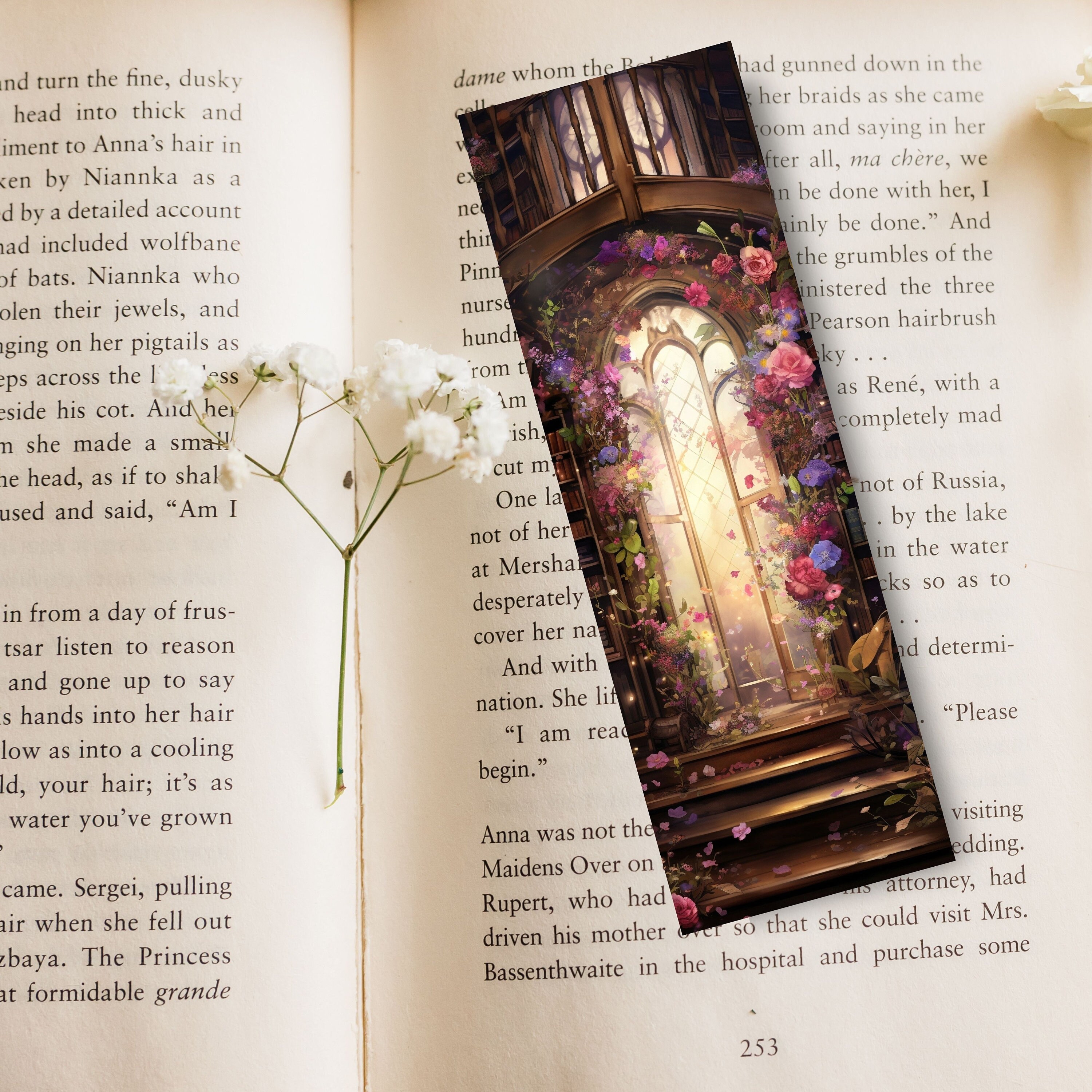 20 Watercolor Magical Library Printable Bookmarks I Print and Cut ...