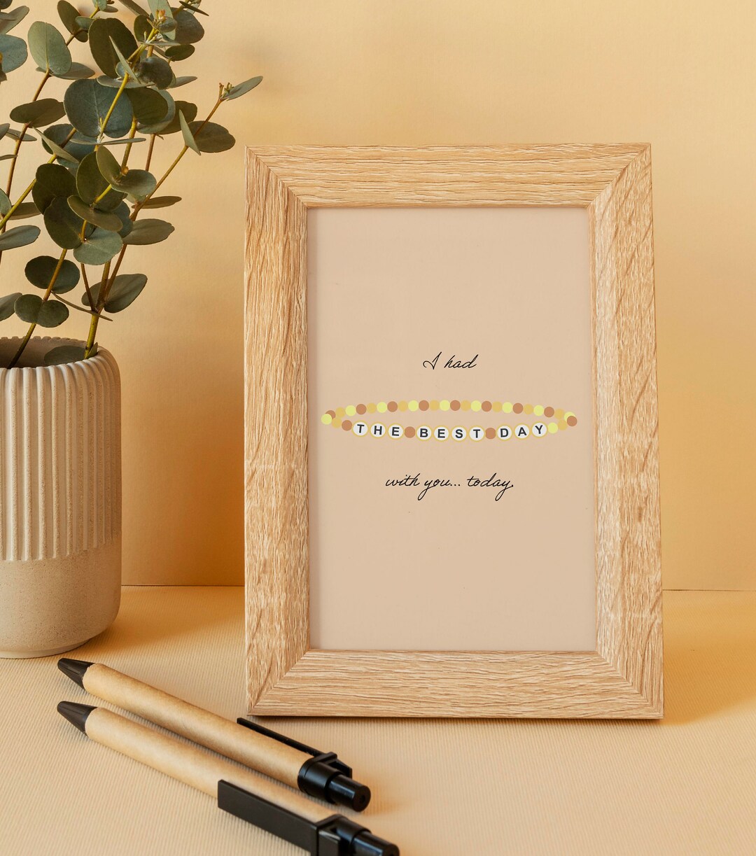 TAYLOR SWIFT the Best Day Friendship Bracelet Digital Print, Eras Tour ...