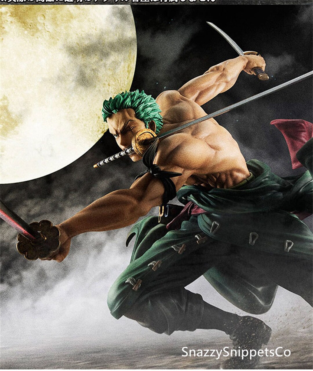 One Piece Three Thousand Worlds Zoro Figure Boys Three-sword - Etsy ...