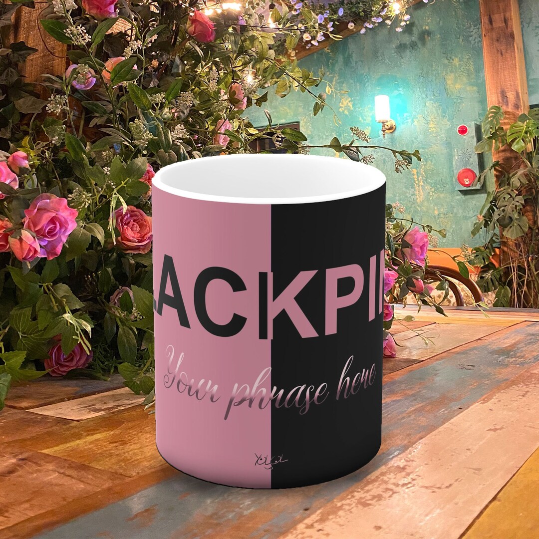 Customizable Blackpink Mug Kpop Idol Merch Gift for Teen - Etsy