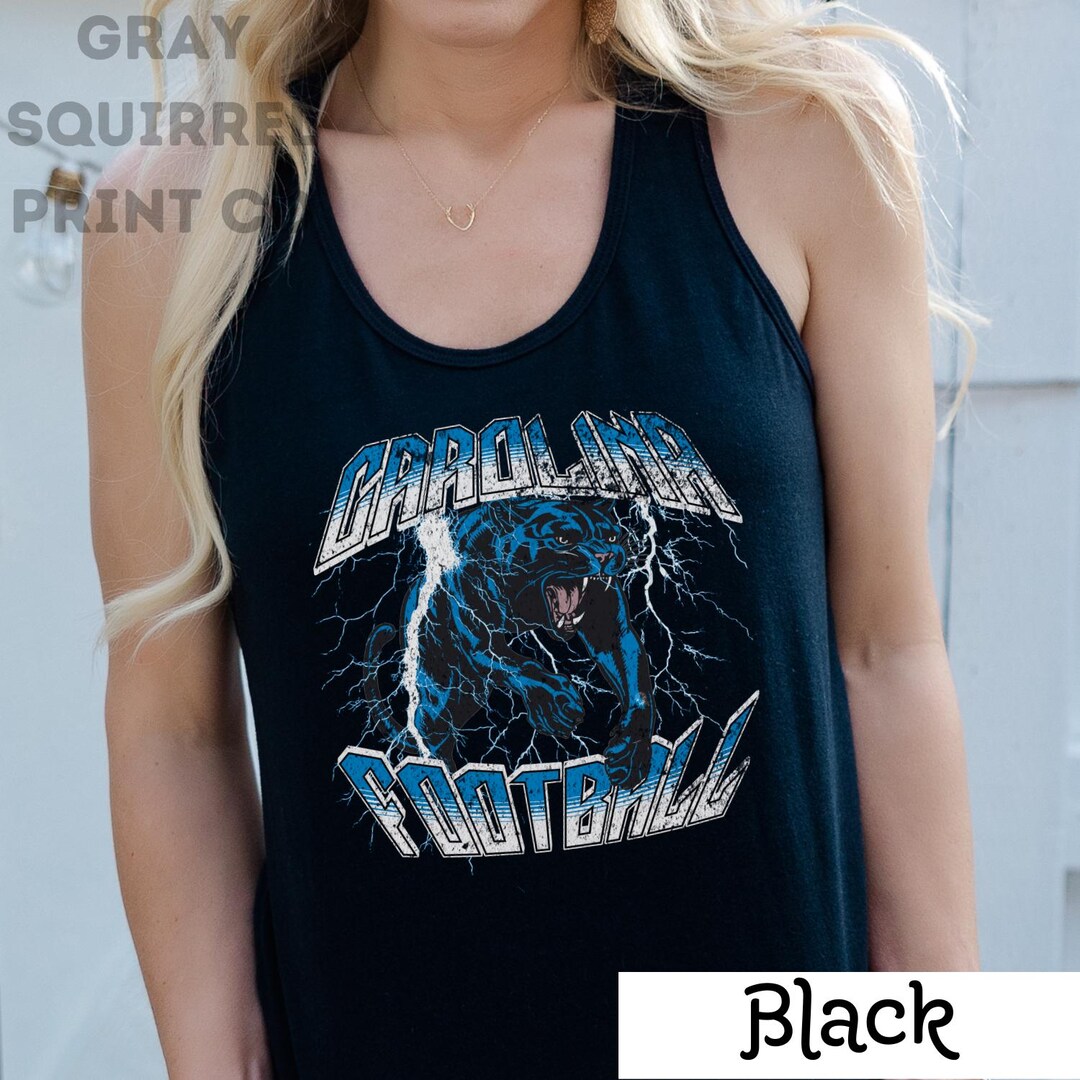 Vintage Carolina Football Tank, Trendy Game Day Shirt, Unisex Racerback ...