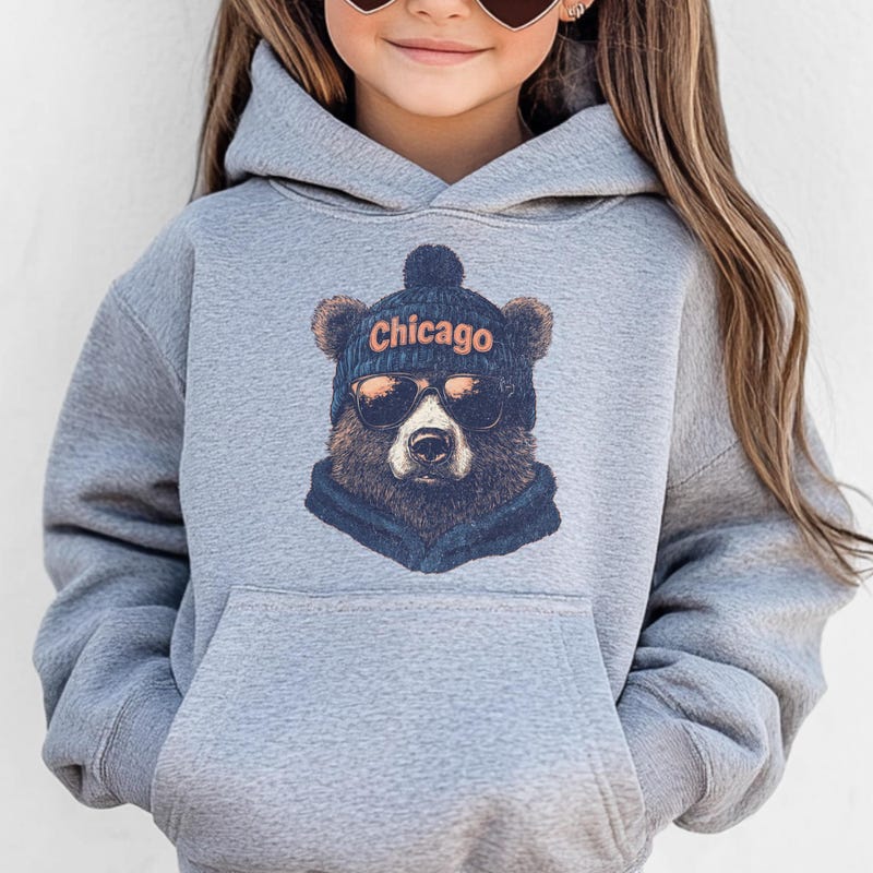 Chicago Bear Baby Hat - Etsy