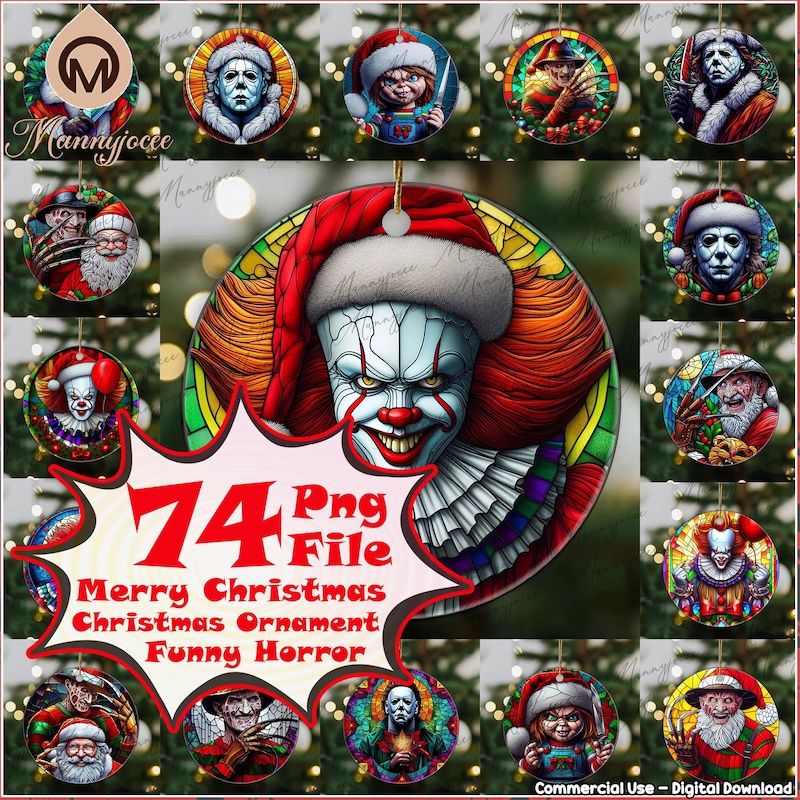 Glass Horror Ornament - Etsy