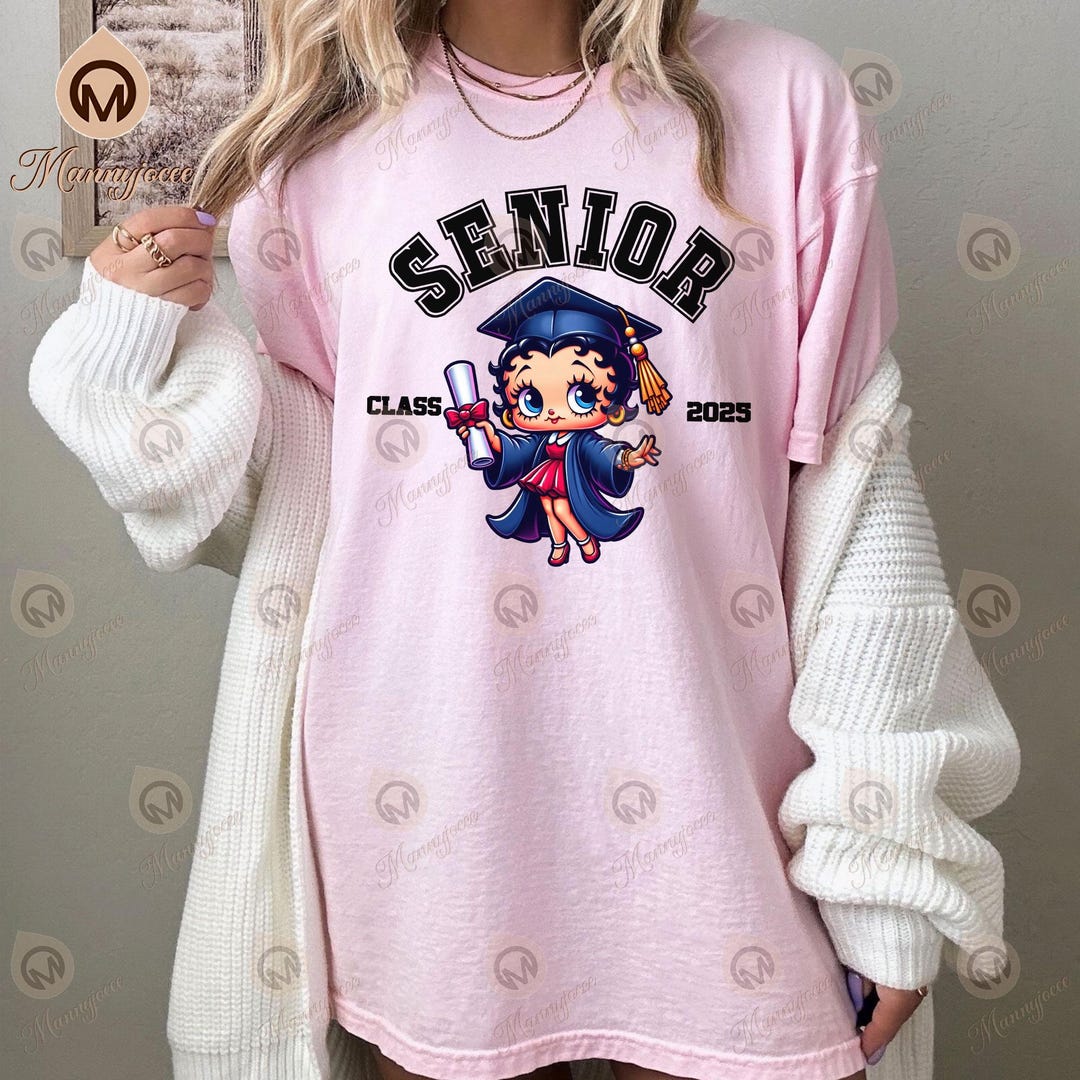 Betty Girl Graduation Png, Graduation Png, Senior Class 2025 ...