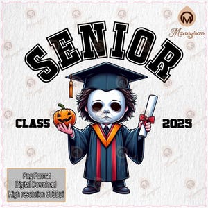 Horror Graduation Png, Graduation Png, Senior Class 2025, Graduation ...