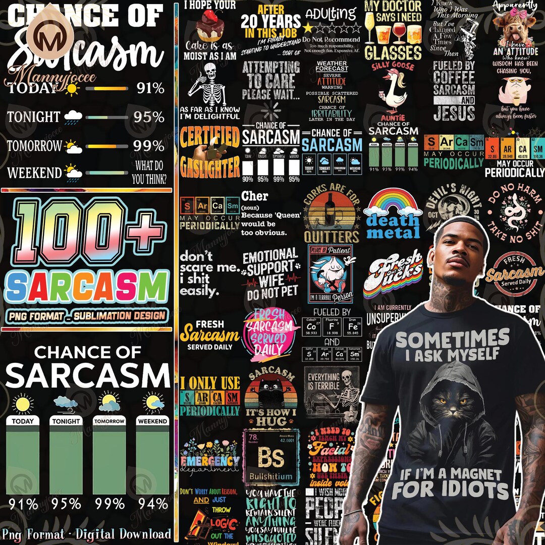 100+ Files Sarcasm PNG Bundle, Funny Png Designs, Sarcastic Png ...