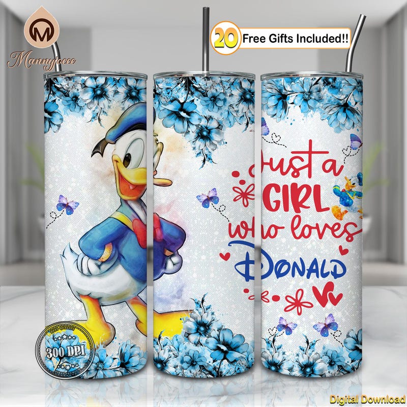 Donald Duck Png 20 Oz - Etsy