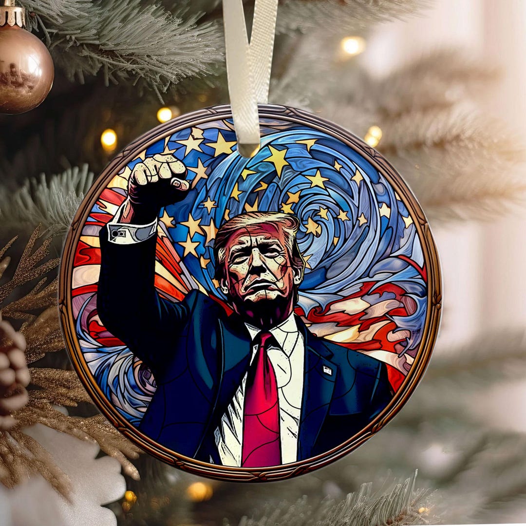 Trump President Ornament, Donald Trump 2024 Ornament, MAGA Ornament ...