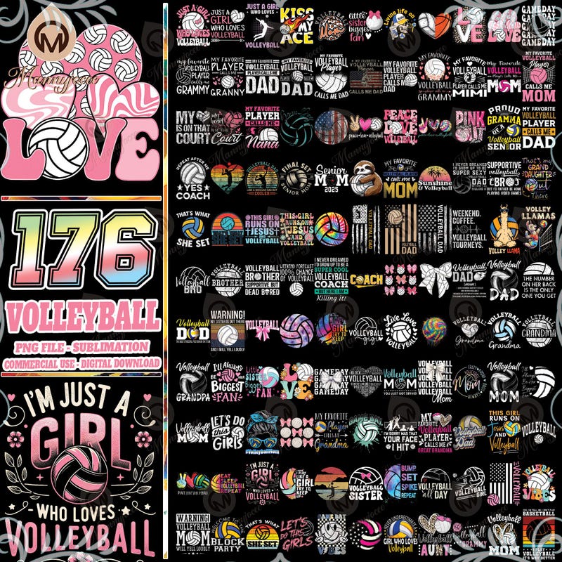 Girls Volleyball Wall - Etsy