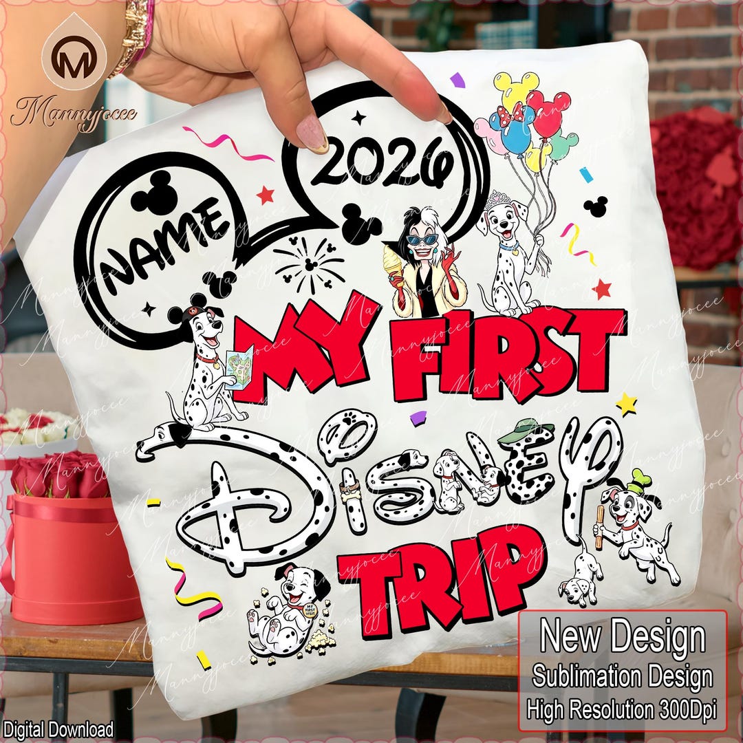 Custom Name My First Dog Trip 2026 PNG, Cute Family Celebration Shirt ...