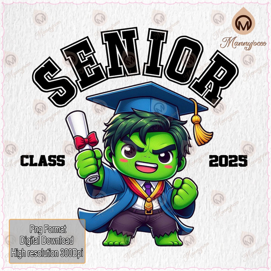 Superhero Graduation Png, Graduation Png, Senior Class 2025, Graduation ...