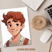 43 Character Coloring Pages in Cartoon Style - Instant Download ...
