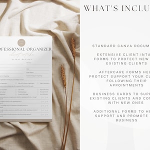 Editable Professional Organizer Bundle, Decluttering Contract Template ...