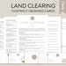 Land Clearing Contract Template, Editable Professional Agreement ...