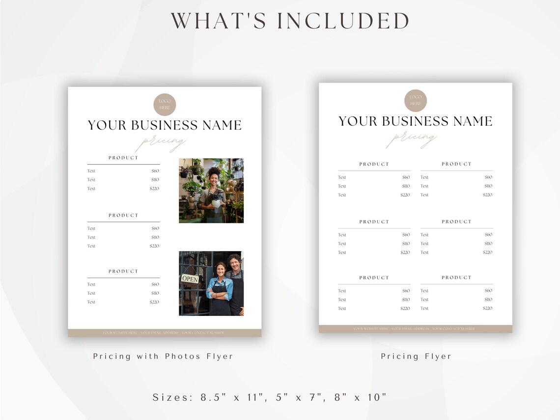 Editable QR Code Sign Templates Printable Scan to Pay Bundle - Etsy