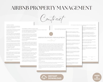 Airbnb Rental Agreement, Airbnb Rental Contract - Etsy