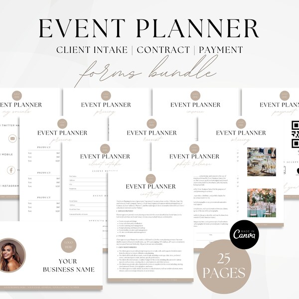 Event Planner Forms - Etsy