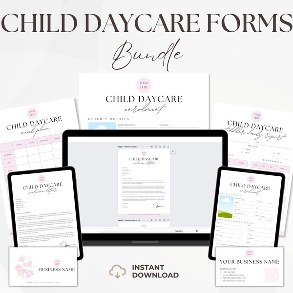Daycare Forms - Etsy