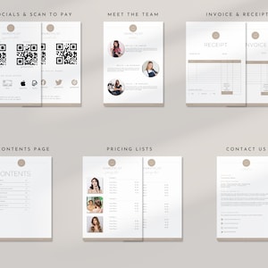 Hairstylist Bundle Forms Template, Editable Hairstylist Client Intake ...