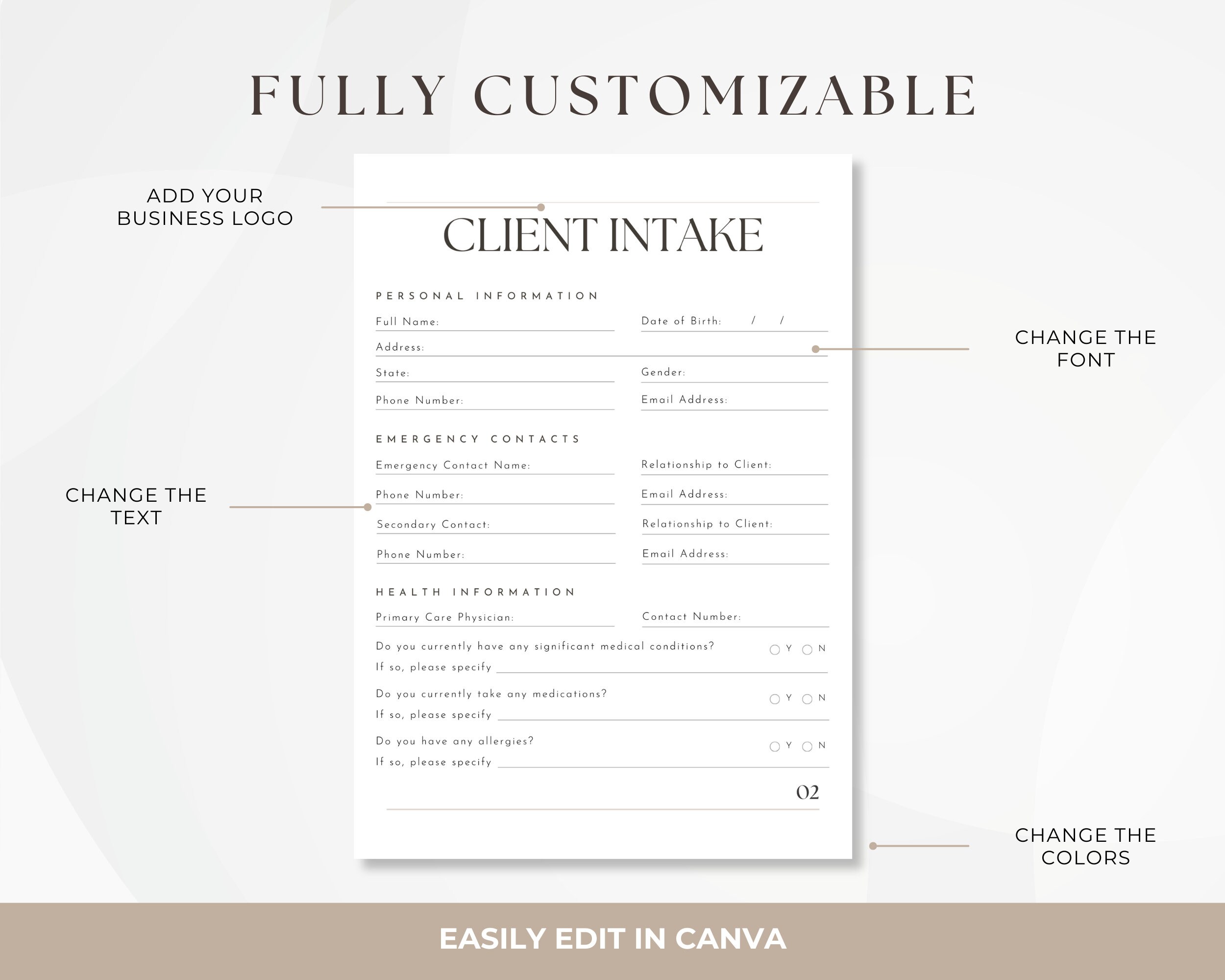End of Life Doula Client Intake Forms, EOL Doula Business Forms, Death ...