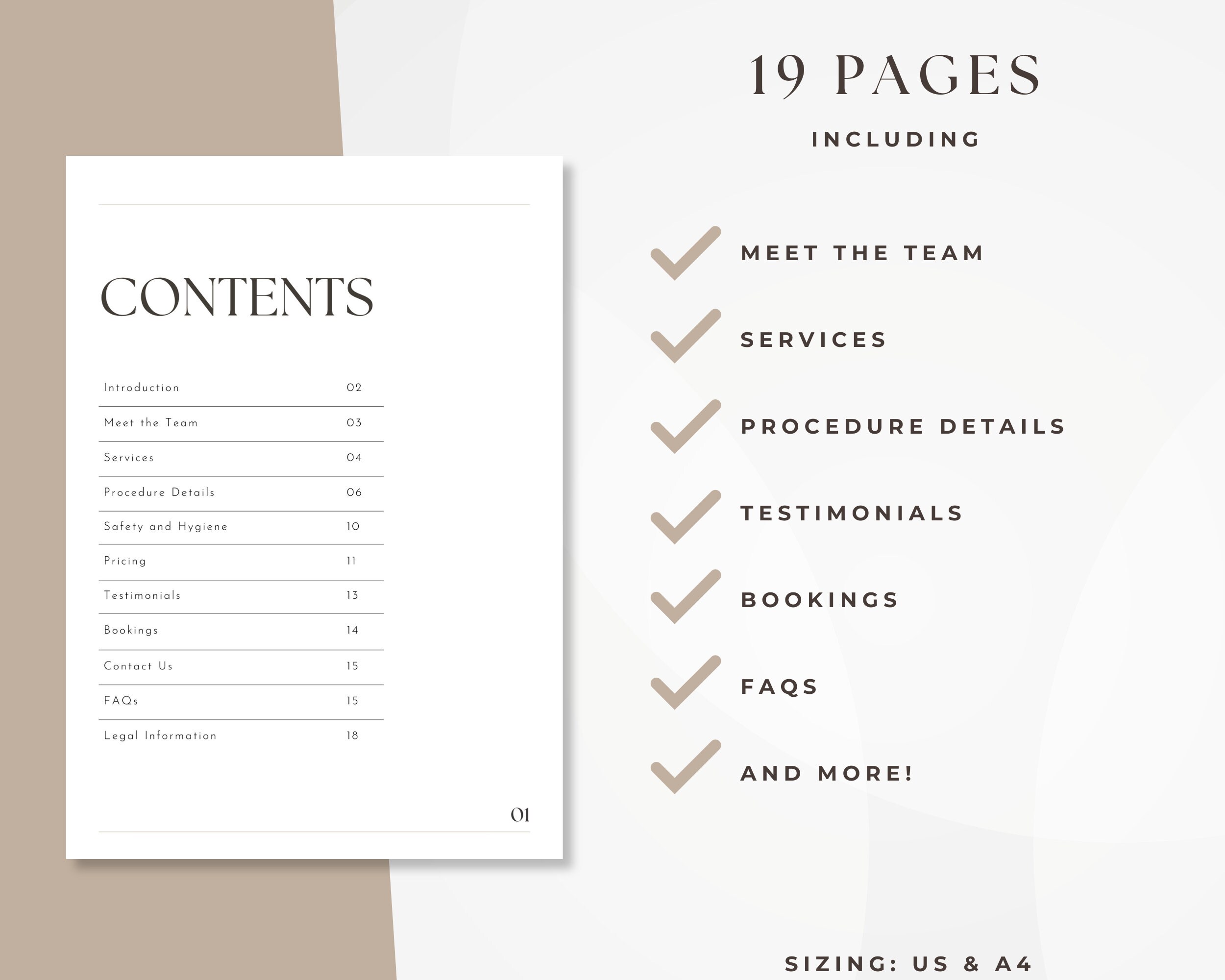 Medspa Brochure, Medical Far Flyers, Chemical Peel Pamphlet, Derma ...
