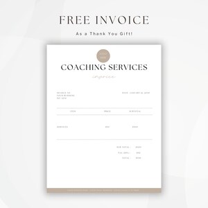 Life Coaching Contract Template, Life Coach Agreement, Mentoring ...