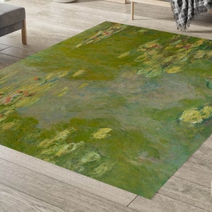 Claude Monet, Claude Monet Rug, Water Lilies Rug, Impressionism Rug ...