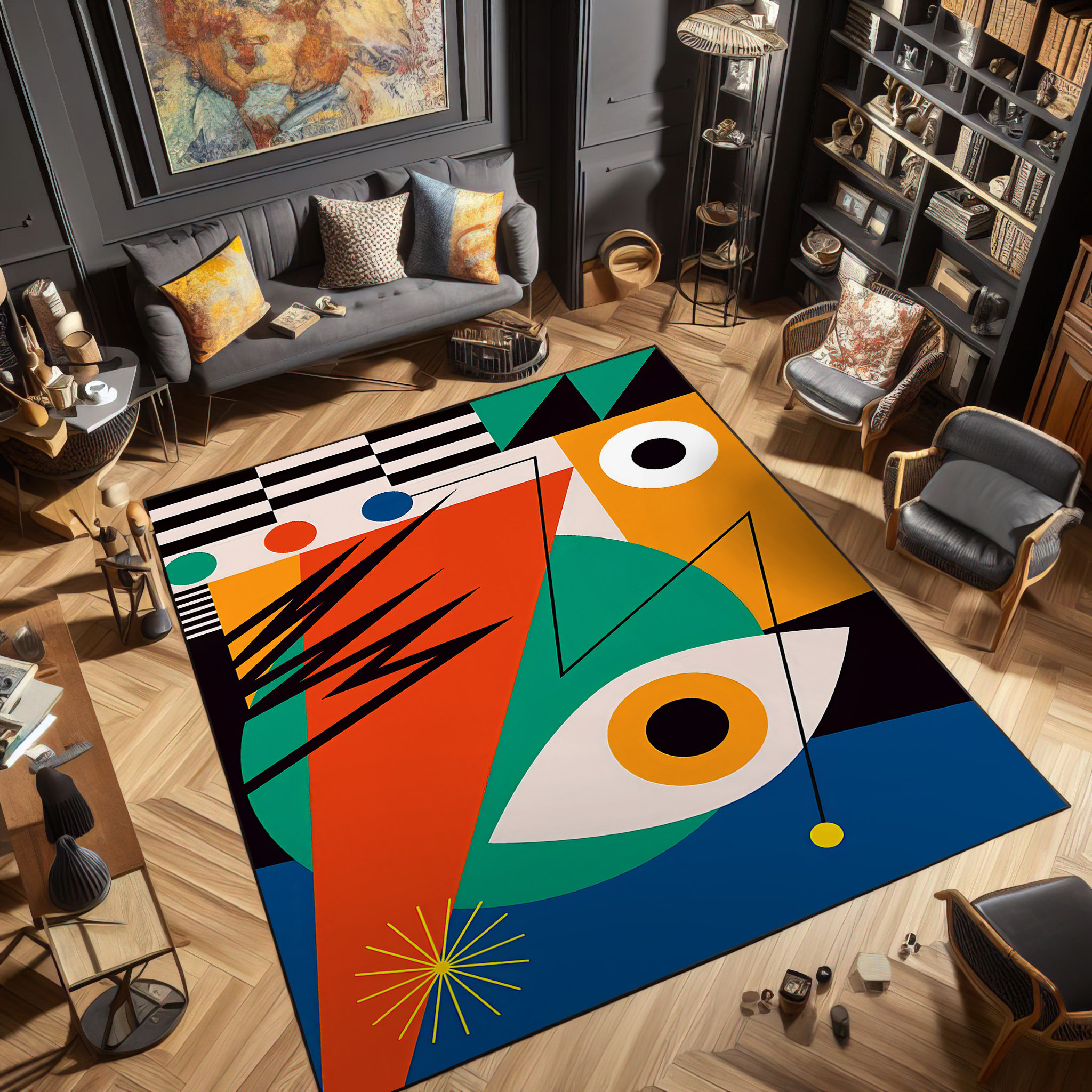 Next Generation Bauhaus Design Rug Bauhaus Rug Abstract - Etsy