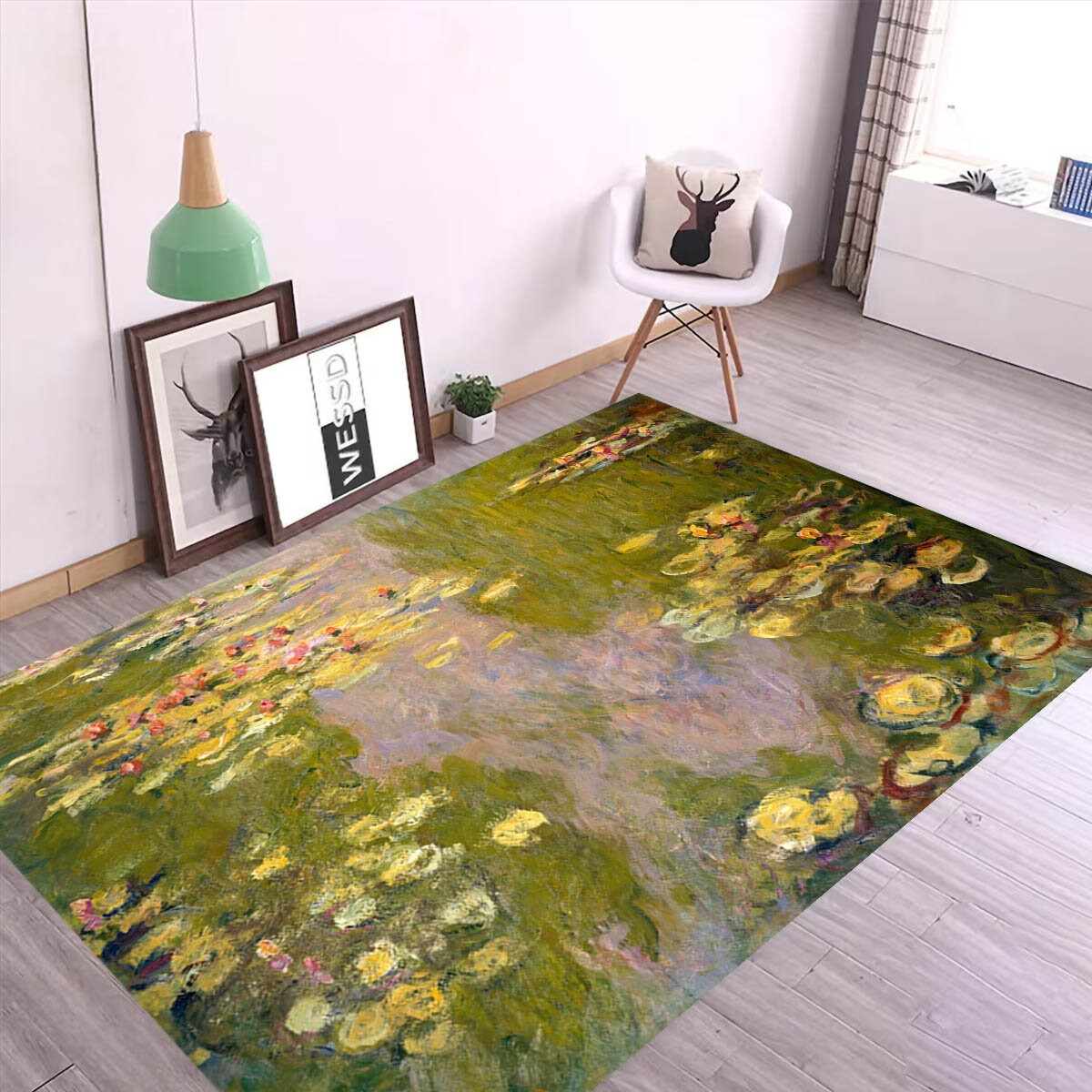 Claude Monet, Claude Monet Rug, Water Lilies Rug, Impressionism Rug ...