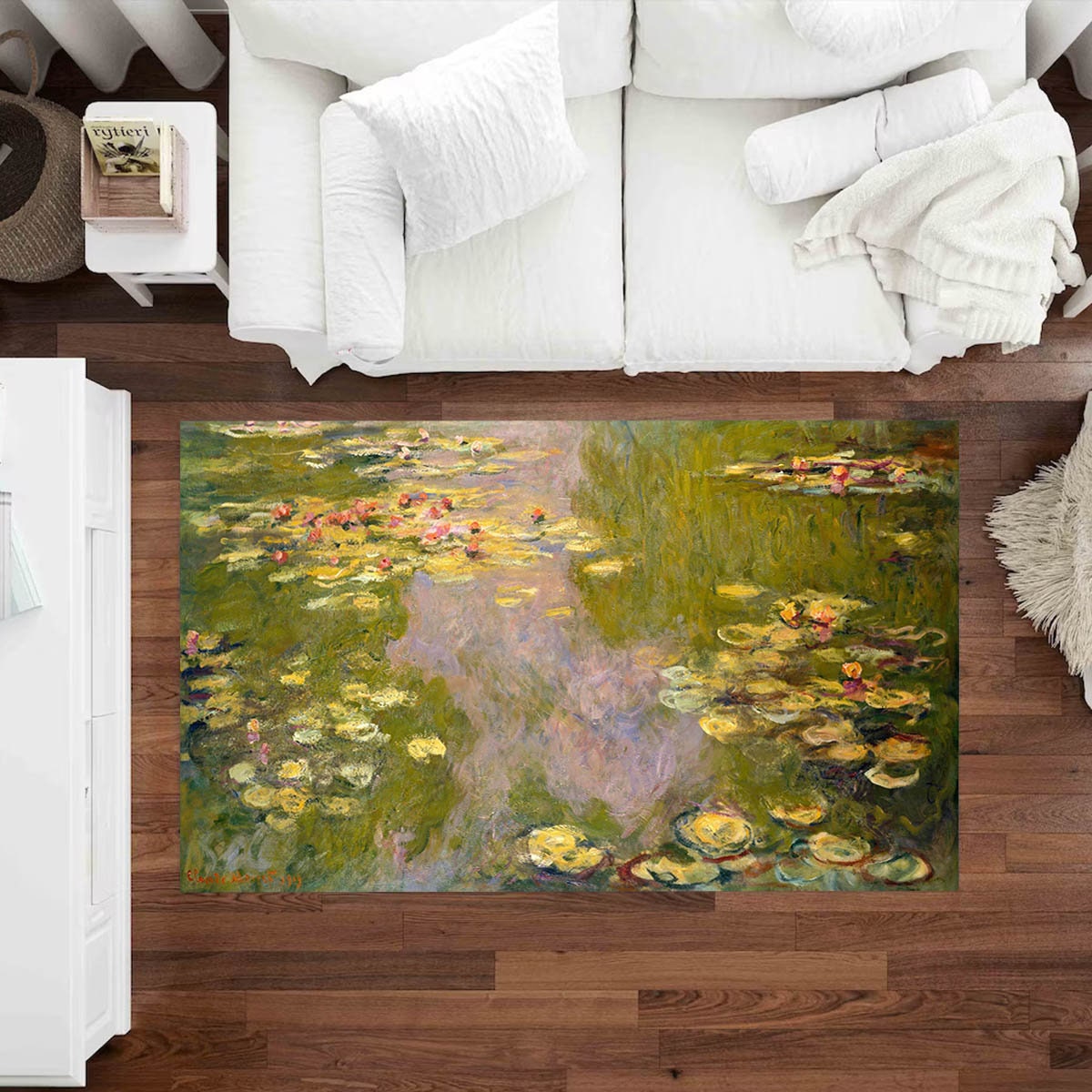 Claude Monet, Claude Monet Rug, Water Lilies Rug, Impressionism Rug ...