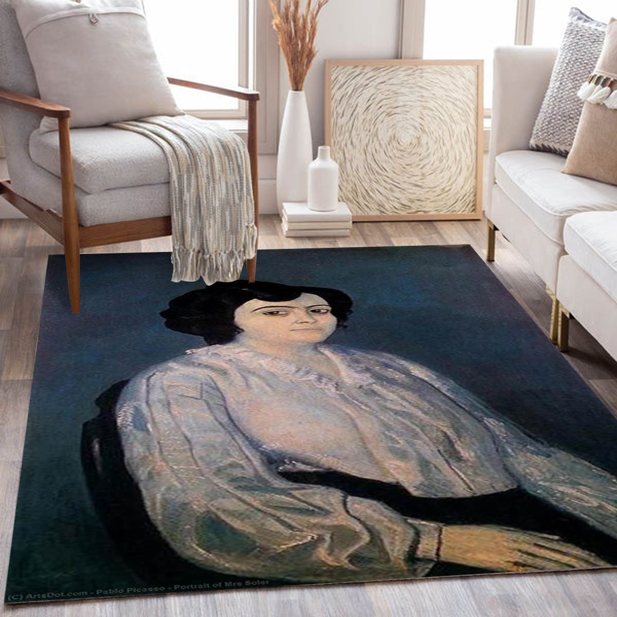 Pablo Picasso, Pablo Picasso Rug, Madame Soler Rug, Expressionism Rug ...