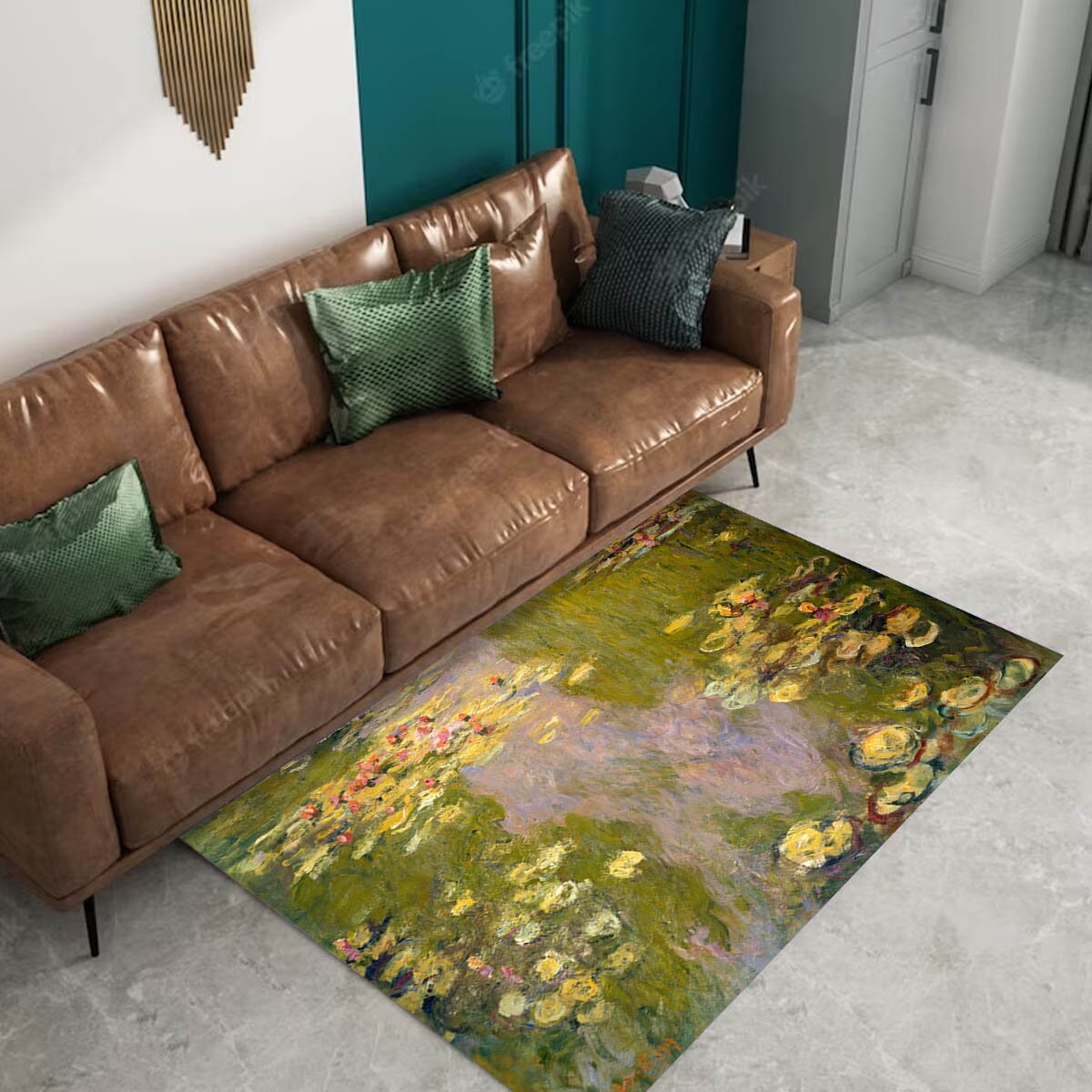Claude Monet, Claude Monet Rug, Water Lilies Rug, Impressionism Rug ...