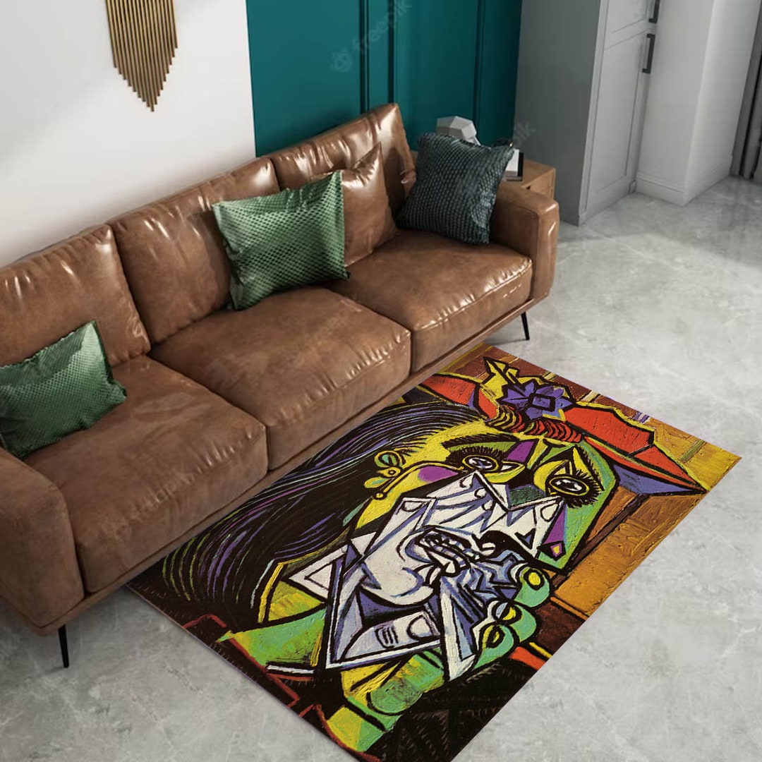 Pablo Picasso, Pablo Picasso Rug, Crying Woman Rug, the Weeping Woman ...