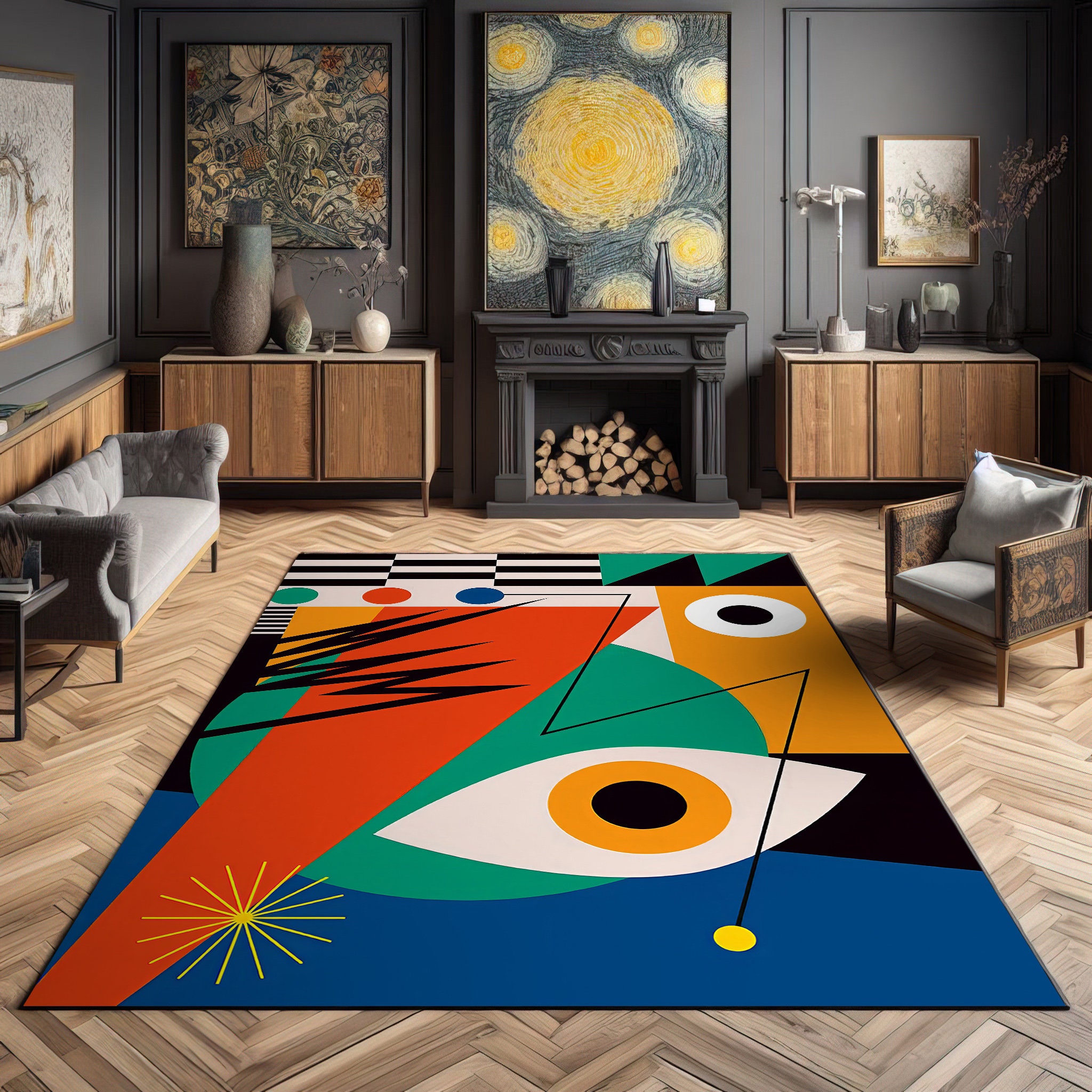 Next Generation Bauhaus Design Rug Bauhaus Rug Abstract - Etsy