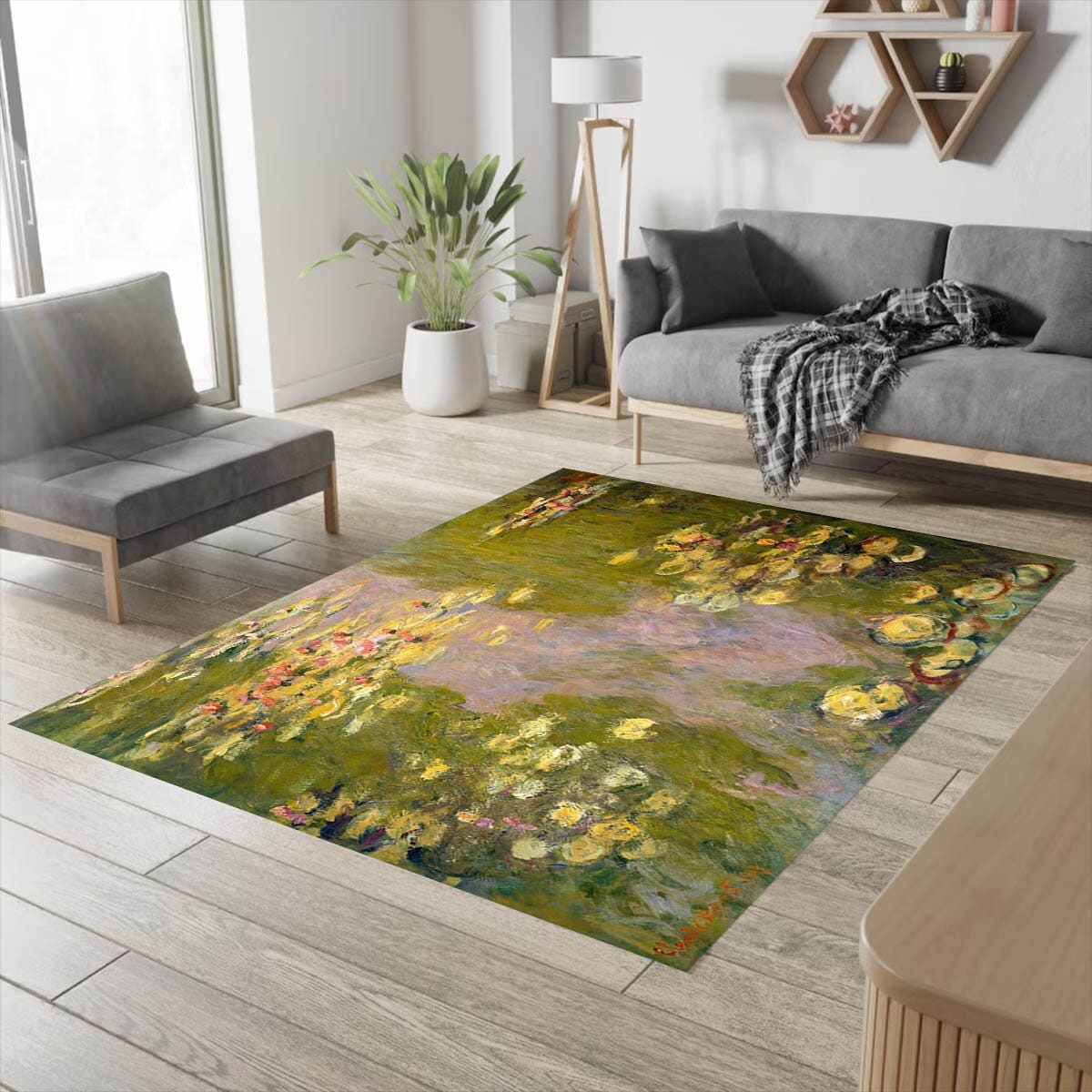 Claude Monet, Claude Monet Rug, Water Lilies Rug, Impressionism Rug ...