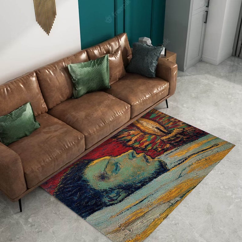 Pablo Picasso, 1901 Pablo Picasso Rug, Death of Casagemas Rug, Picasso ...