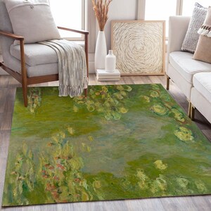 Claude Monet, Claude Monet Rug, Water Lilies Rug, Impressionism Rug ...