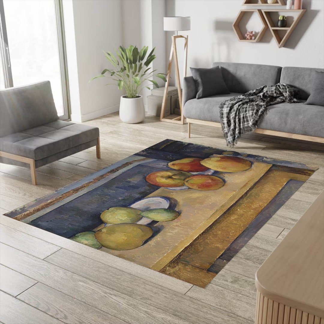 Paul Cezanne, 1892 Paul Cézanne Rug, Still Life With Apples and Pears ...