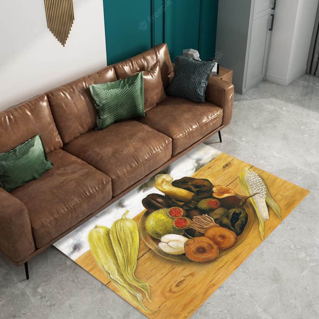 Frida Kahlo, Fruits of the Earth Rug, 1951 Frida Kahlo Rug, Surrealism ...