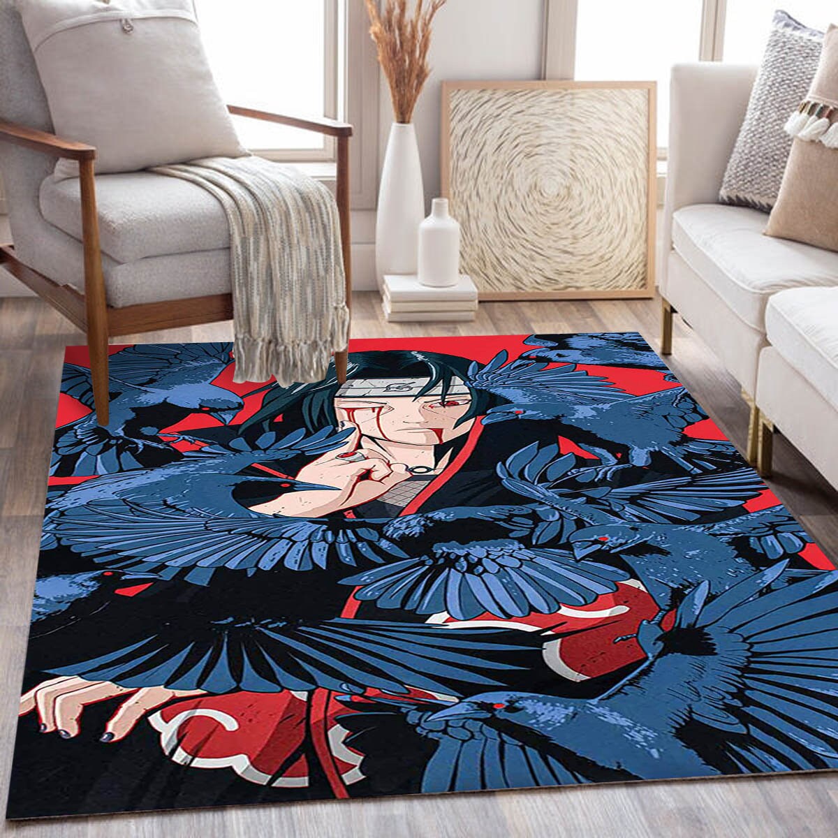Japanese Anime Manga Characters Rug, Anime Rug, Kawaii Rug, Khype Rugs ...
