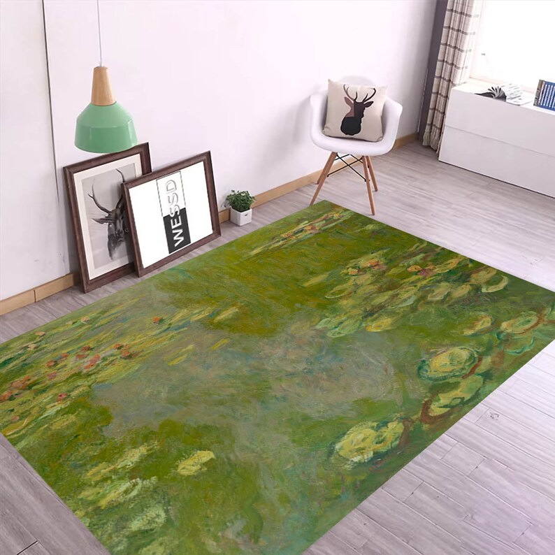 Claude Monet, Claude Monet Rug, Water Lilies Rug, Impressionism Rug ...