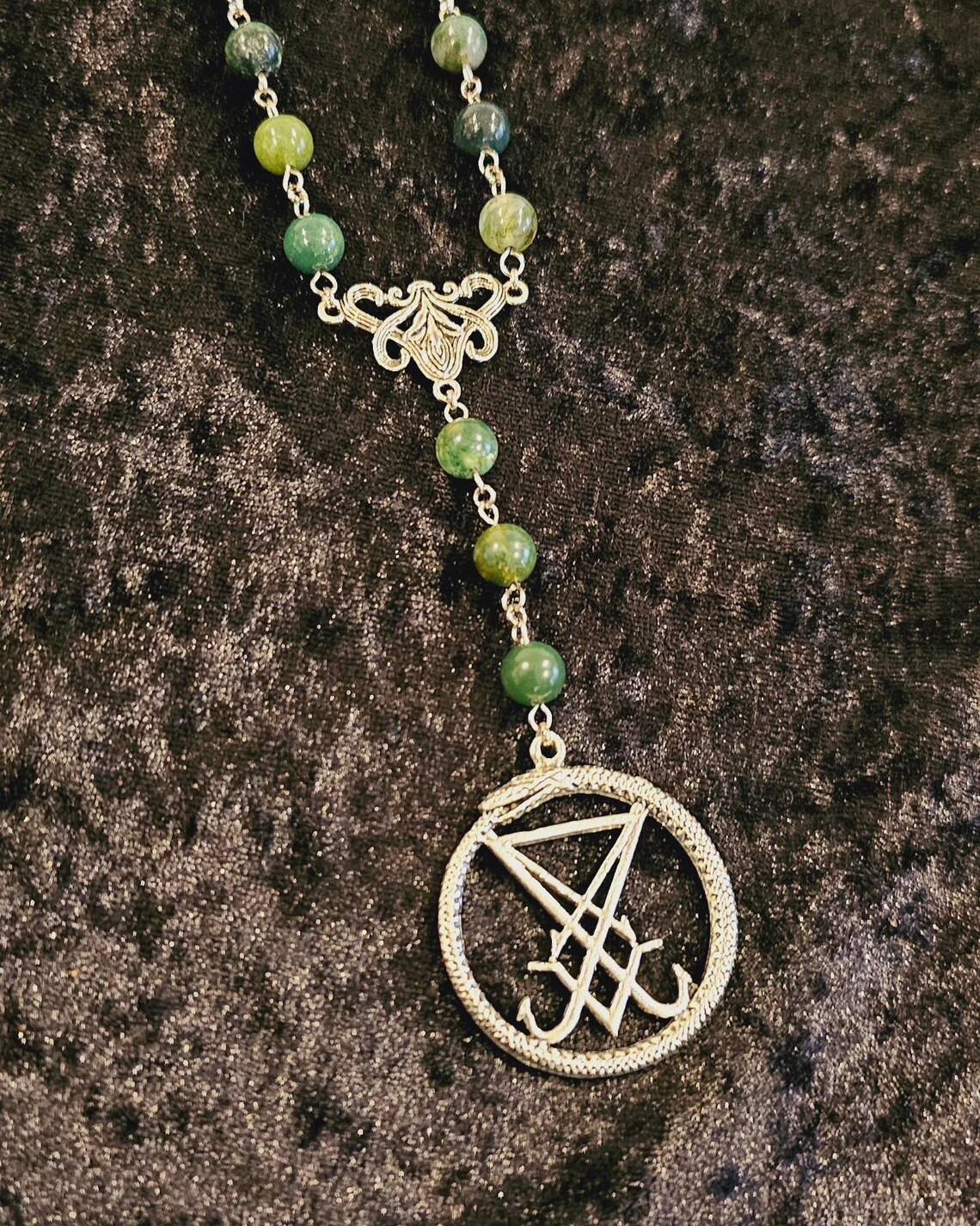 Lucifer Snake Seal Sigil Rosaries - Etsy