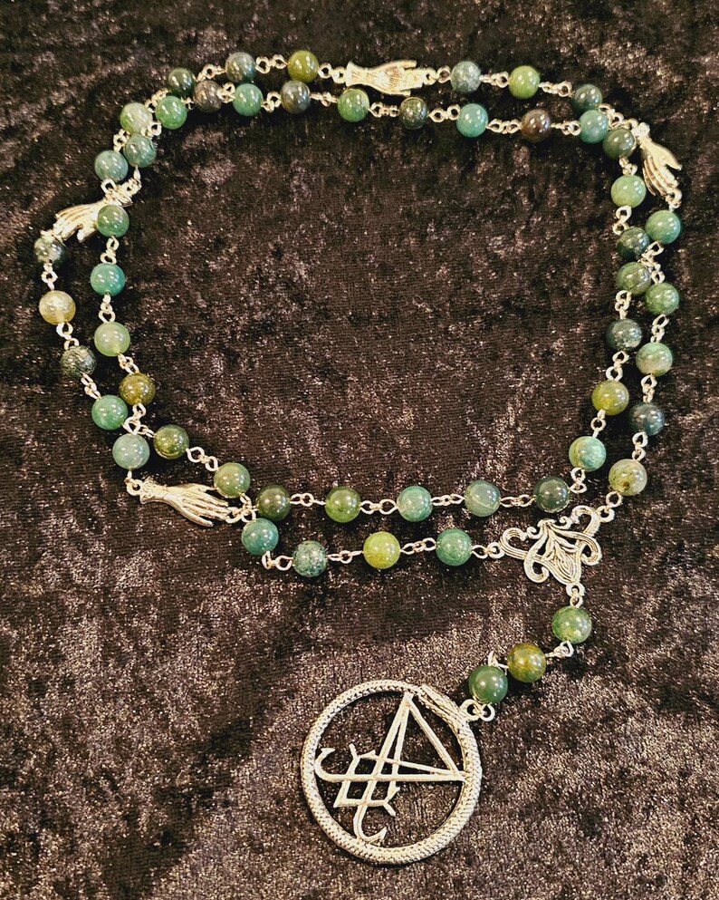 Lucifer Snake Seal Sigil Rosaries - Etsy