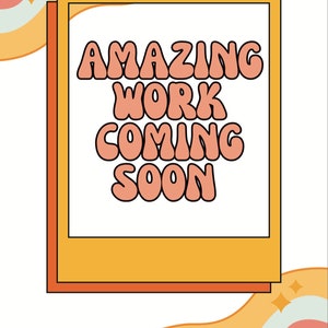 DIGITAL FILE | Amazing Work Coming Soon Printable Posters | Back to ...
