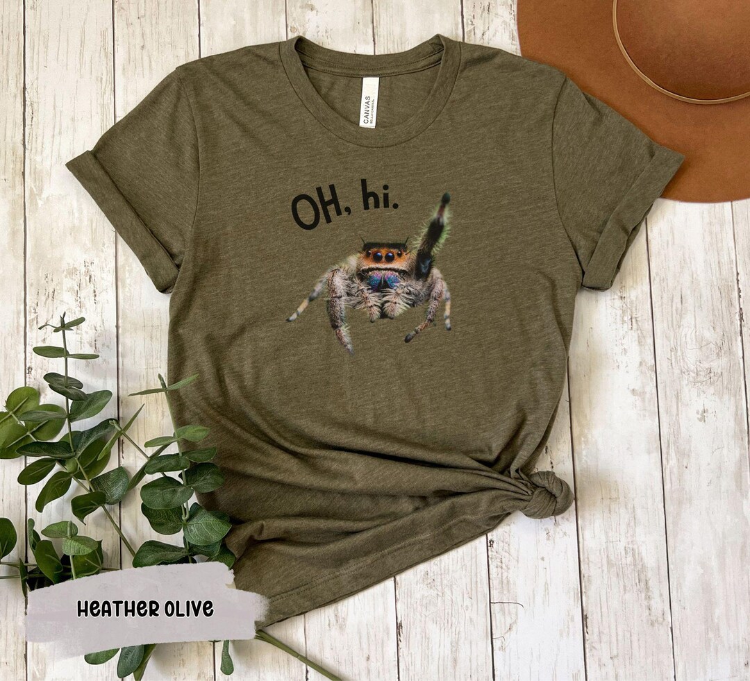 Cute Jumping Spider Shirt Men for Spider Dad or Mom Gifts for Spood ...
