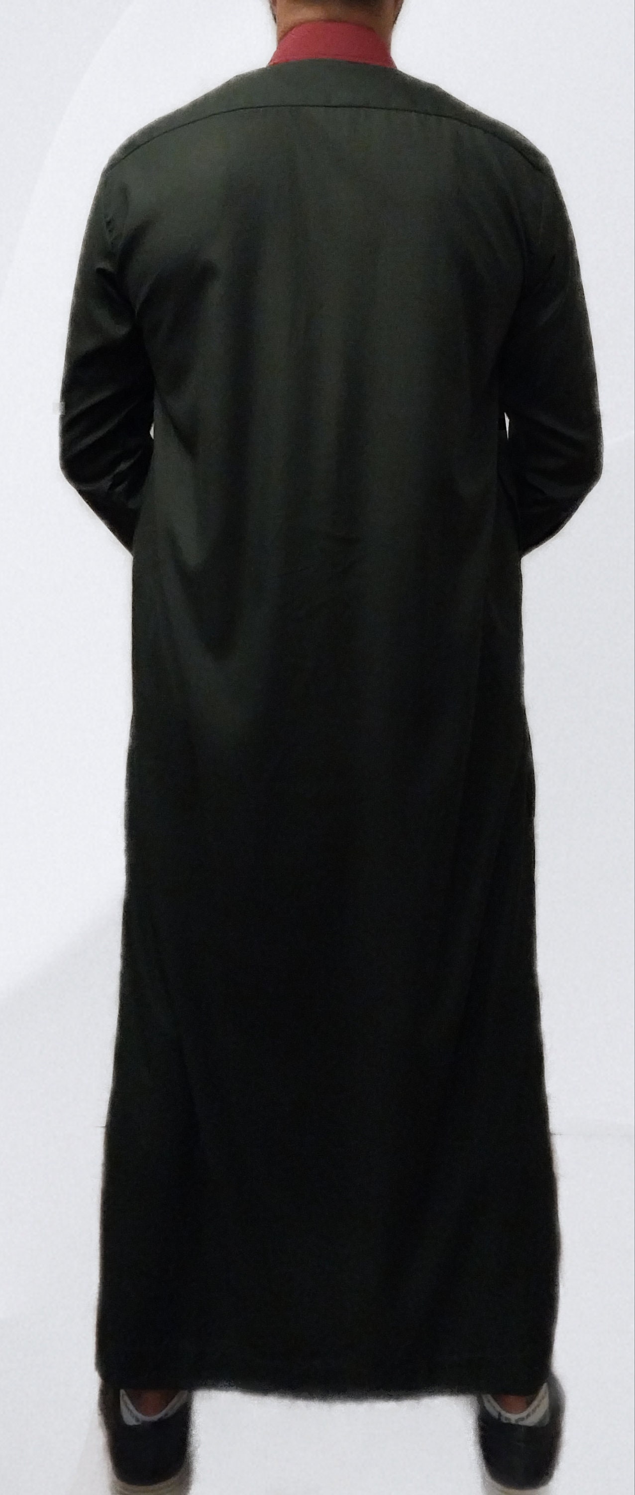 Black Thobe for Men & Red Pattern Plus Sizes L-3XL Thobe - Etsy