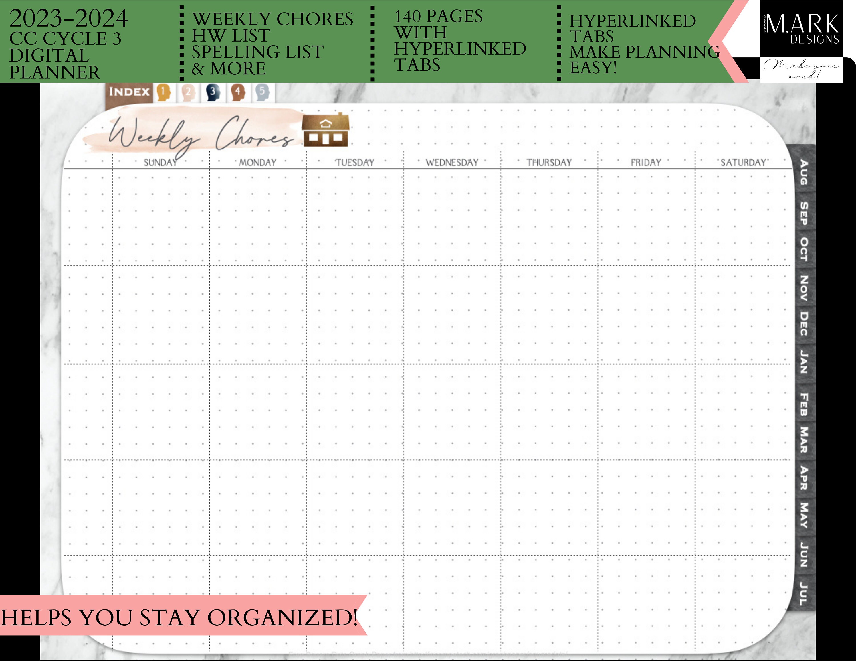 2023-2024 CLASSICAL CONVERSATIONS CYCLE 3 Digital Planner for - Etsy