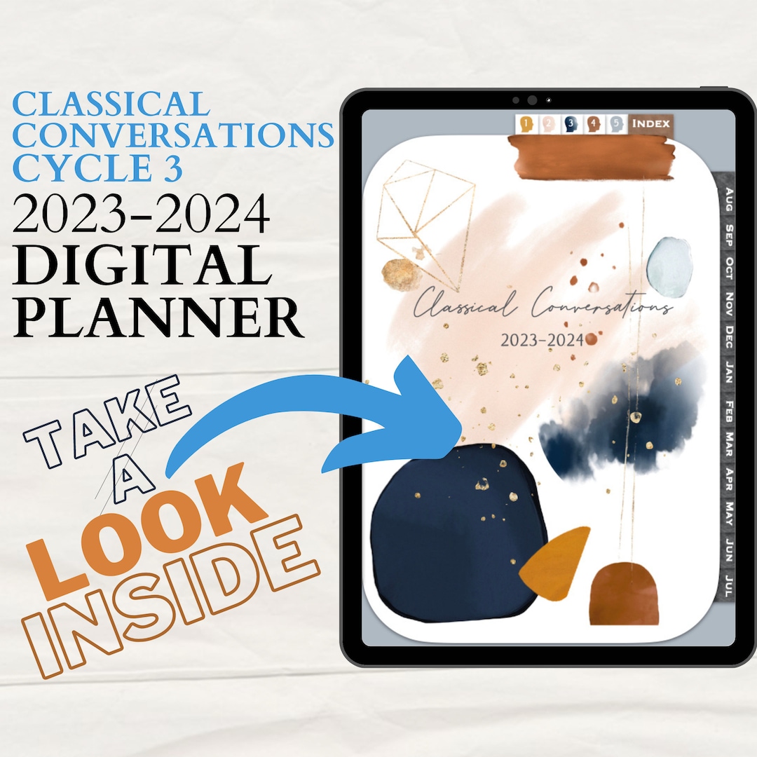 2023-2024 CLASSICAL CONVERSATIONS Cycle 3 Digital Planner for ...