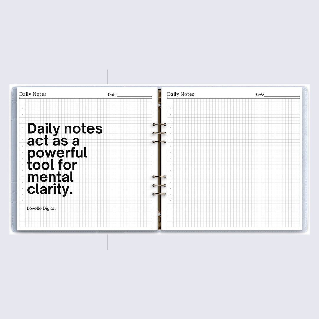Grid Notepad Template in RGB & CMYK - Etsy